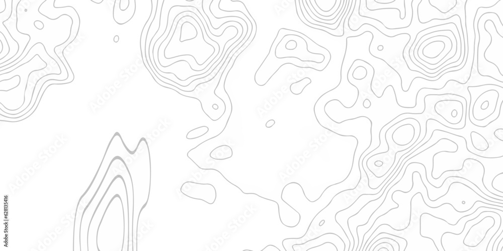 Seamless pattern with lines Topographic map. Geographic mountain relief ...