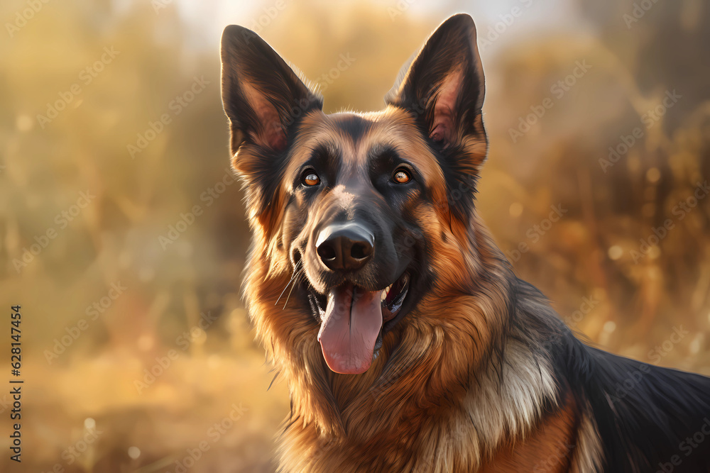 German Shepherd - originally from Germany, bred for herding and ...