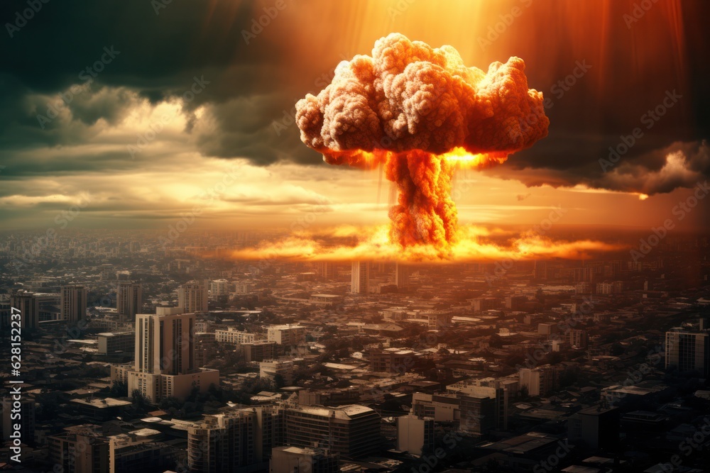 Horror of a nuclear strike: Megacity obliterated in fatal war. A grim ...