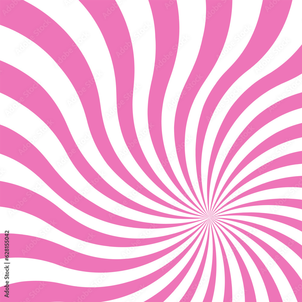 Pink swirling pattern background. Vortex starburst spiral twirl square ...