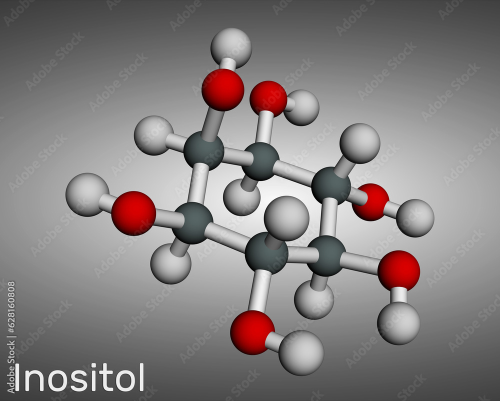 Inositol, myo-inositol, vitamin-like essential nutrien molecule ...