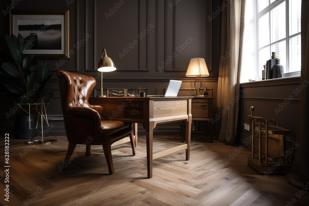 Inspiring office interior design Traditional style Executive office ...