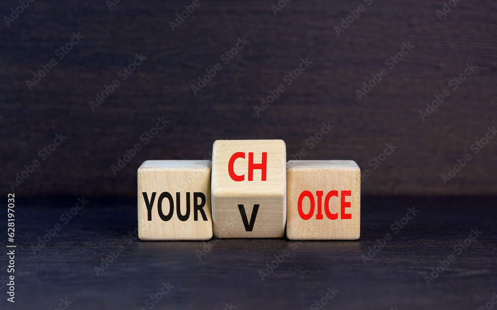 Photo & Art Print Your voice choice symbol, Dzmitry