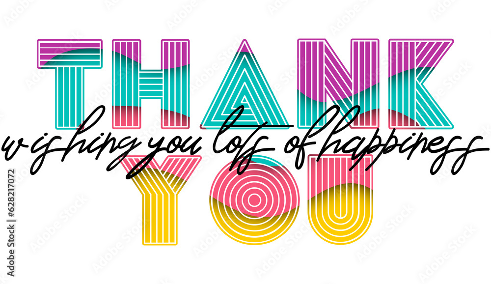 Thank You Card for Title, Heading, Photo Overlay, Wedding Invitation ...