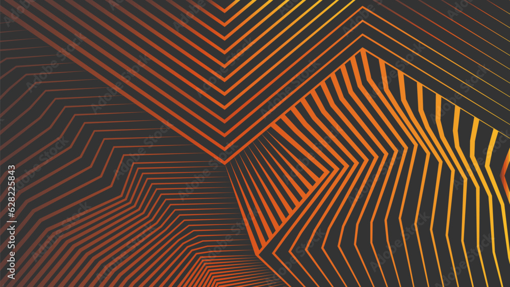 Abstract background with parallel broken lines. Illustration for the ...