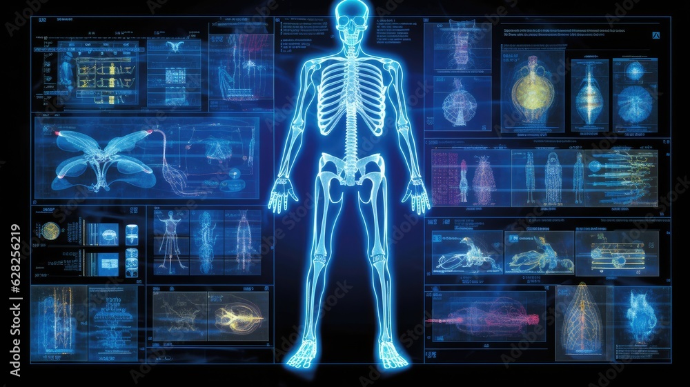 The use of various imaging techniques to visualize and diagnose medical ...