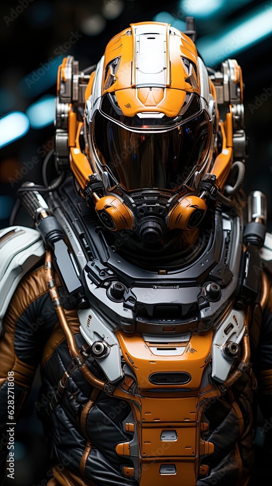 Detailed 8K Game Character in Outfit - Striking Contrast and Textures ...