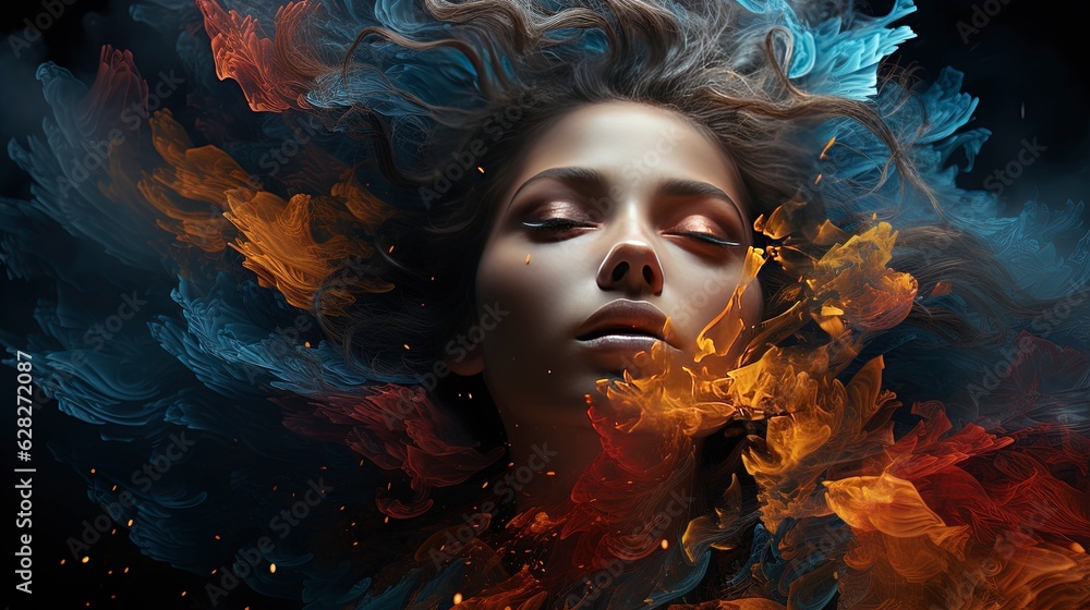 Detailed 8K Game Character in Outfit - Striking Contrast and Textures ...