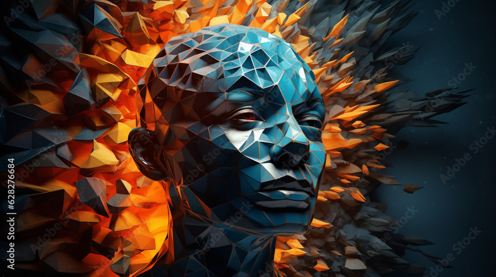 Best HD Wallpaper for Desktop - Human Head Stock Illustration | Adobe Stock