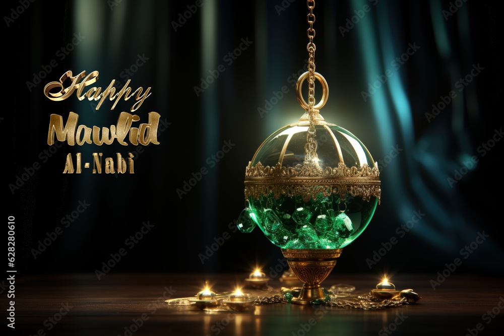Happy mawlid al-nabi, The celebration of the birthday of the Prophet ...