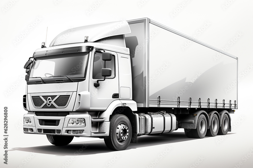 cargo truck isolated on transparent background vehicle lorry transport ...