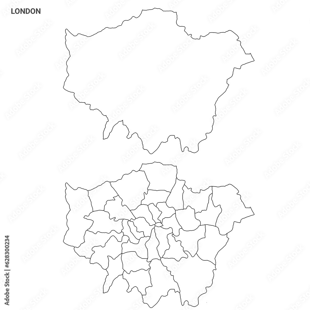 The Office Greater London Authority Boroughs Map - London Boroughs ...