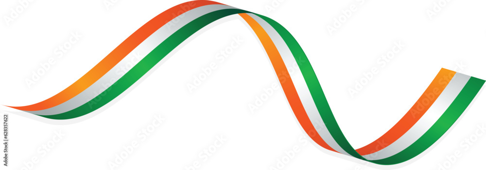 Indian Flag Ribbon for indian independence day and indian republic day ...