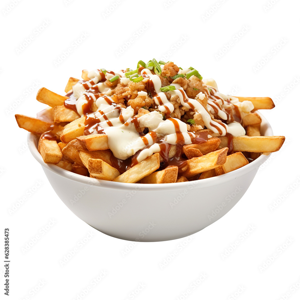 Poutine bowl on transparent background Remove png created with ...