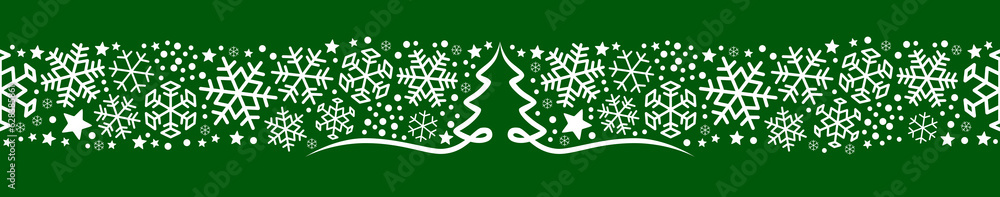 Weihnachtliche Bordüre Stock Vector | Adobe Stock