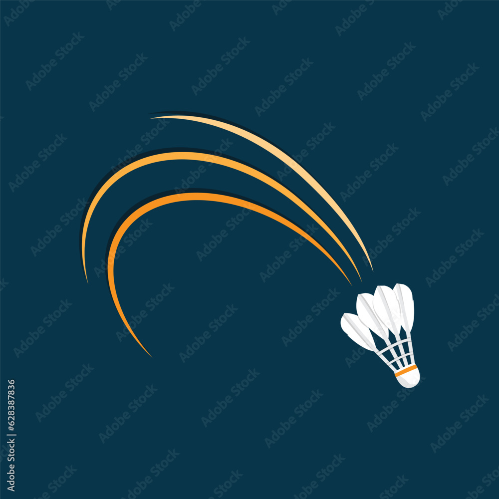 Badminton Logo Design, Sports Vector, Shuttlecock Logo, Badminton ...