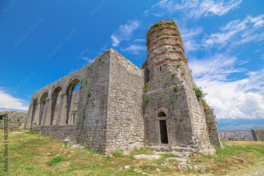 Rozafa Castle of Albania ancient castle has witnessed the ebb and flow ...