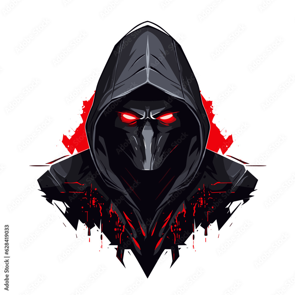 Esport vector logo hacker, hacker icon, hacker head, vector, sticker ...