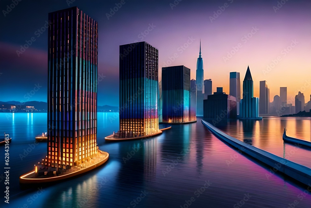 abstract night wallpaper | the midnight moon wallpaper, in the style of ...