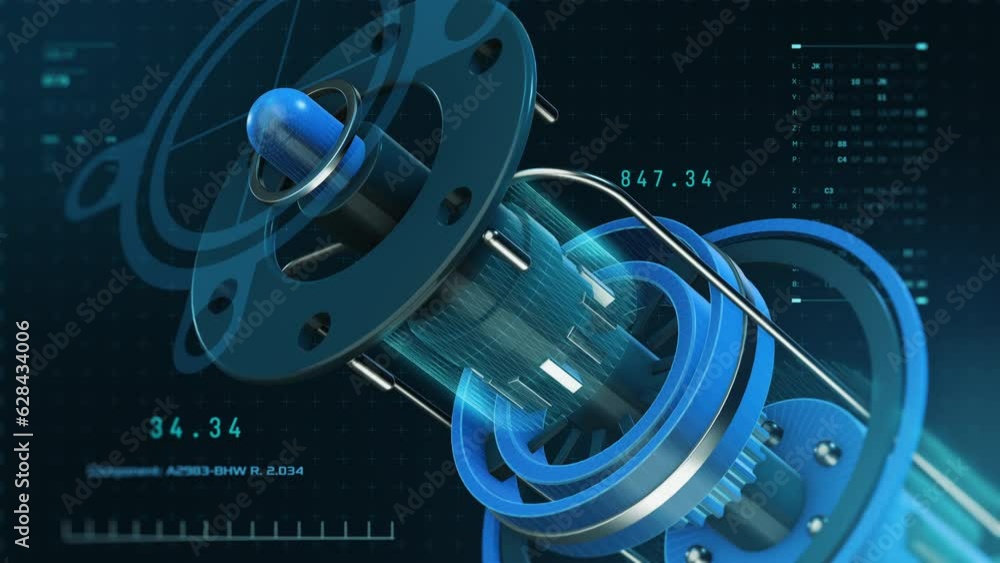 Mechanical prototype project, engineering computer drawing, cad ...