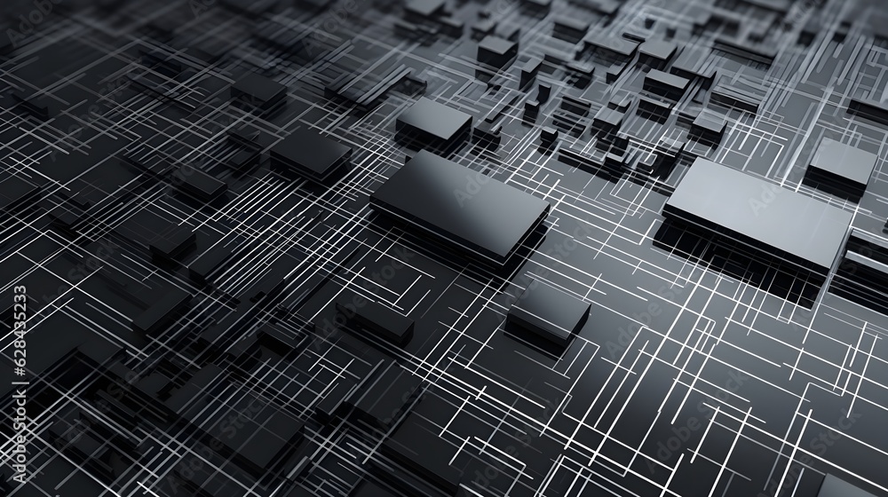 grey, monochromatic, minimalist and elegant abstract background matrix ...