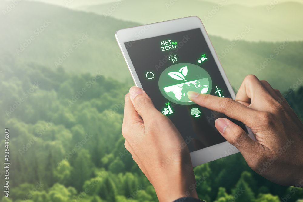 Net zero and CO2 emission reduction to stop global warming problem and ...