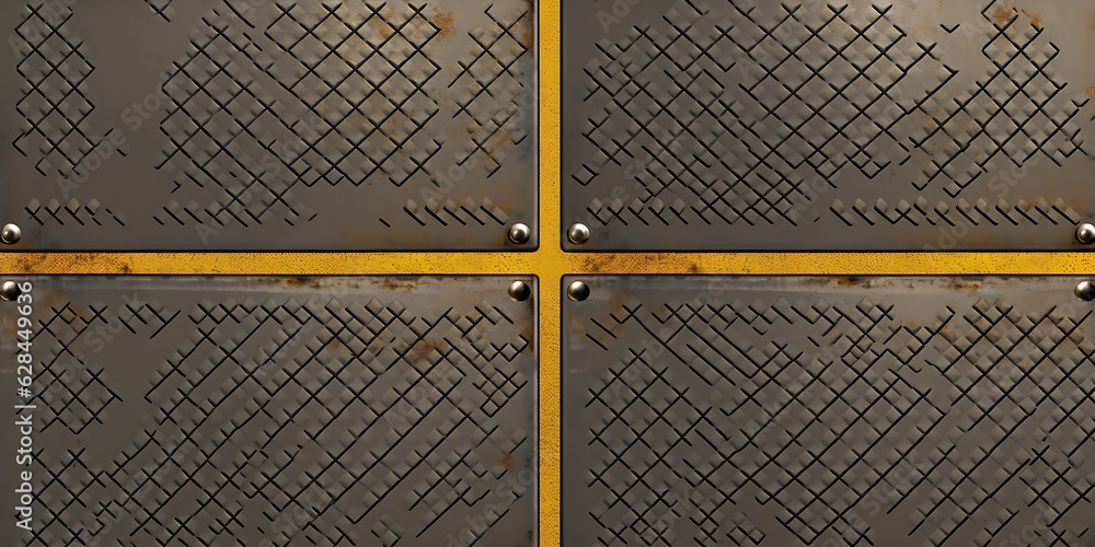 Seamless diamond knurl metal floor plate background texture. Tileable ...