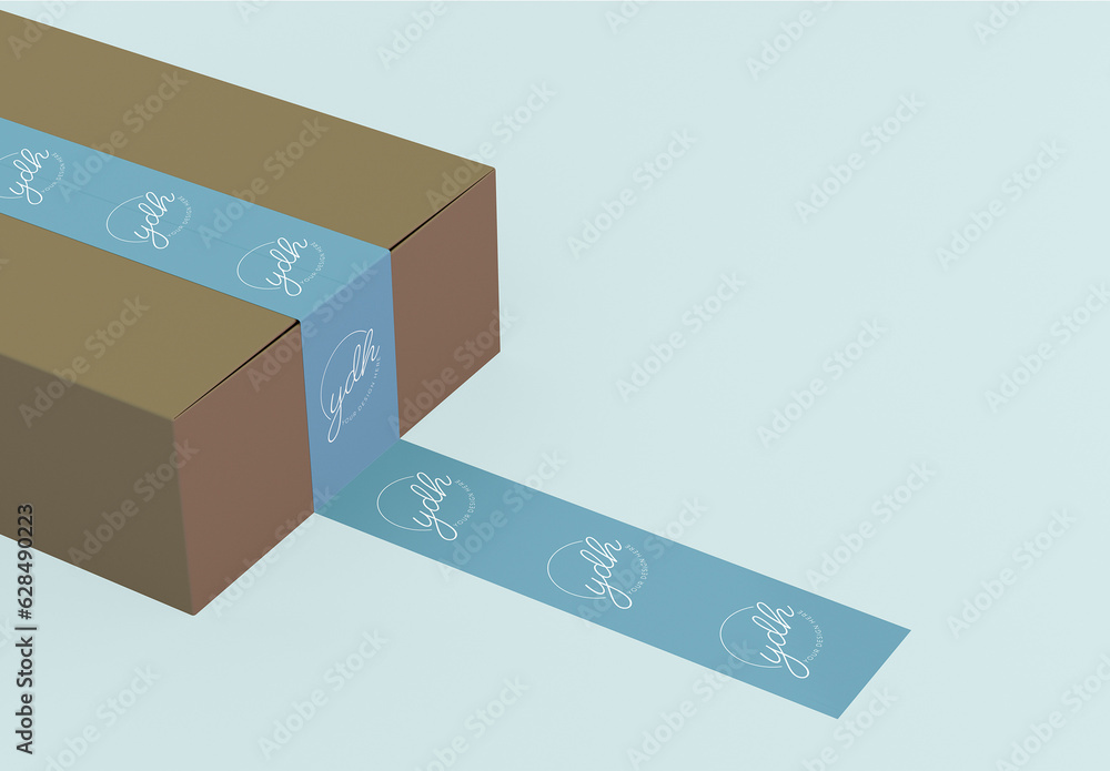 Packaging Tape Mockup Stock Template | Adobe Stock