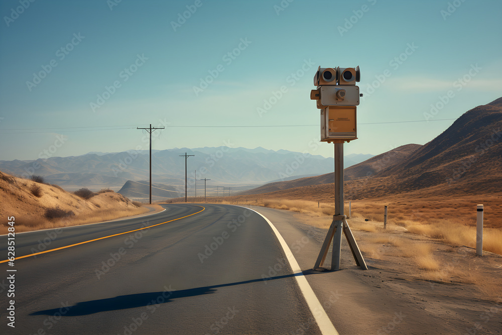 Road Safety Essentials: High-Resolution PNG Photo of Road Camera ...