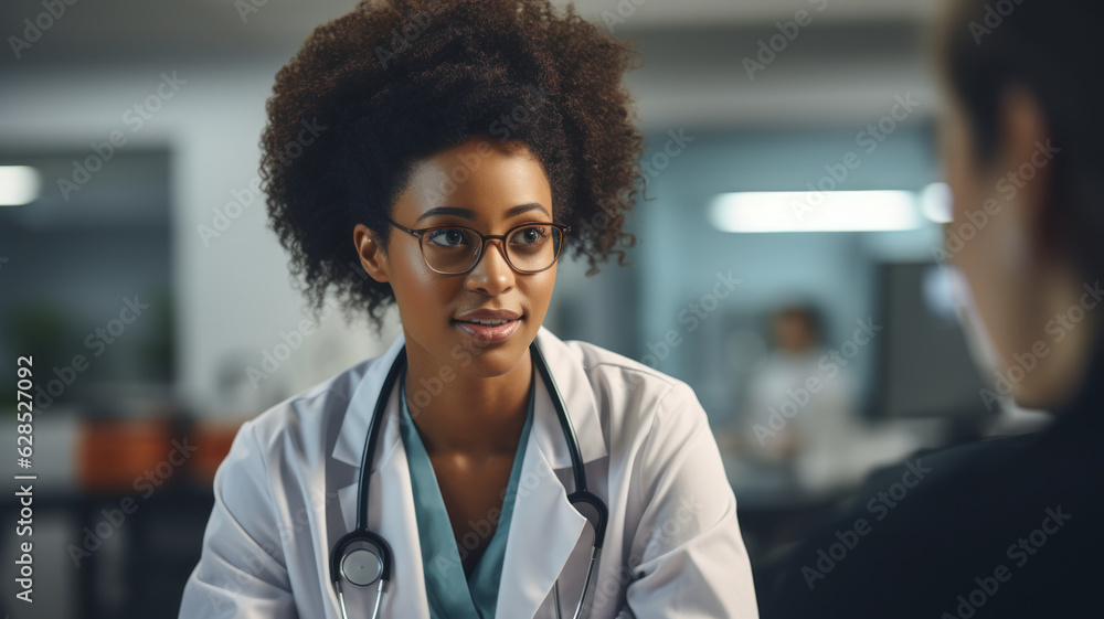 Conversation between African American doctor and patient about their ...