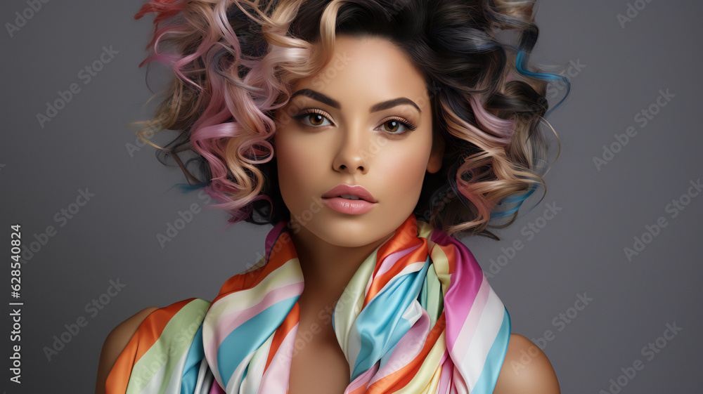 fashion woman colorful, the bold eclectic fashion styles of the Y2K era ...