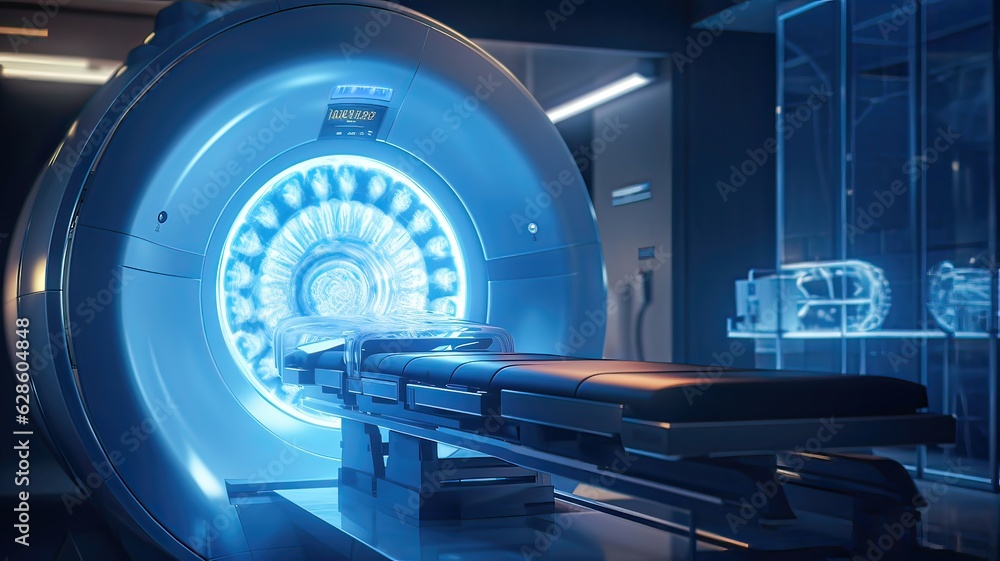 MRI scan detected abnormalities in the patient's brain. Aiding in the ...