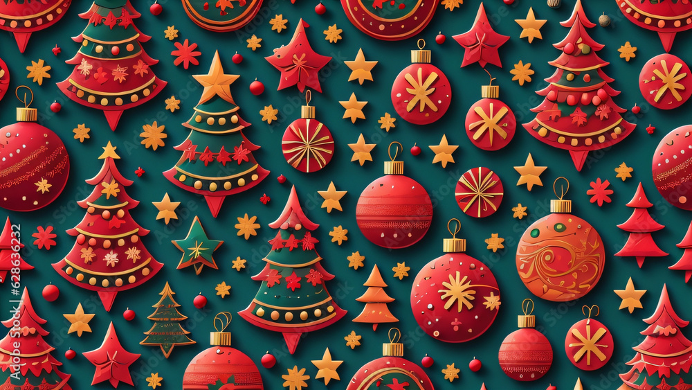 merry christmas, merry, easter seamless pattern, merry christmas ...