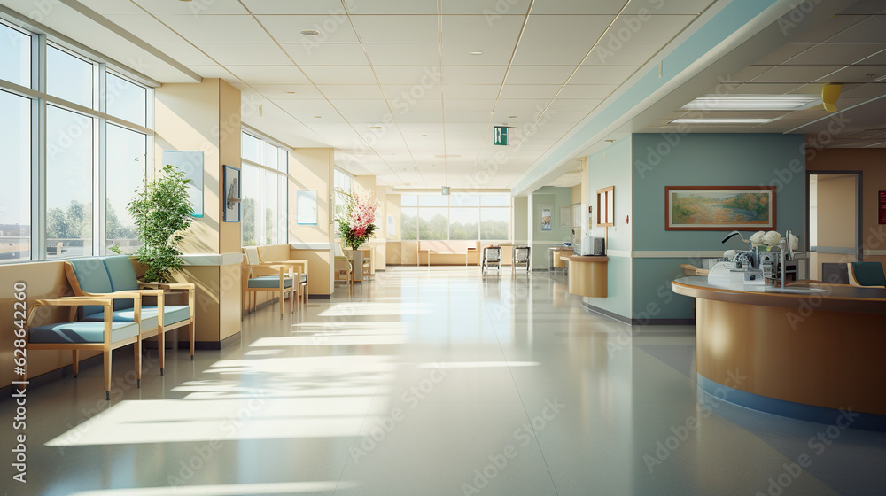 hospital interior medical background Stock Illustration | Adobe Stock