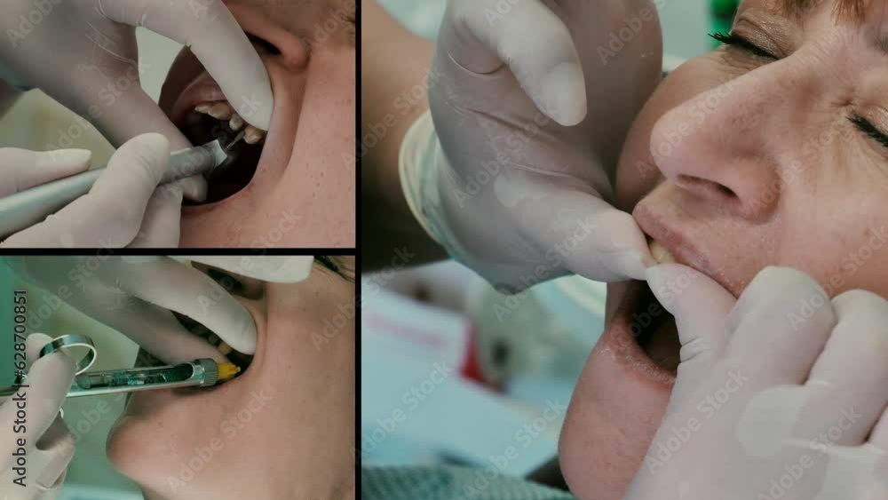 preparation of teeth for prosthetics. the use of anesthesia in ...