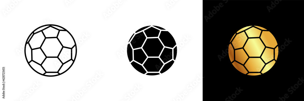The Football Icon depicts a classic football, representing the passion ...