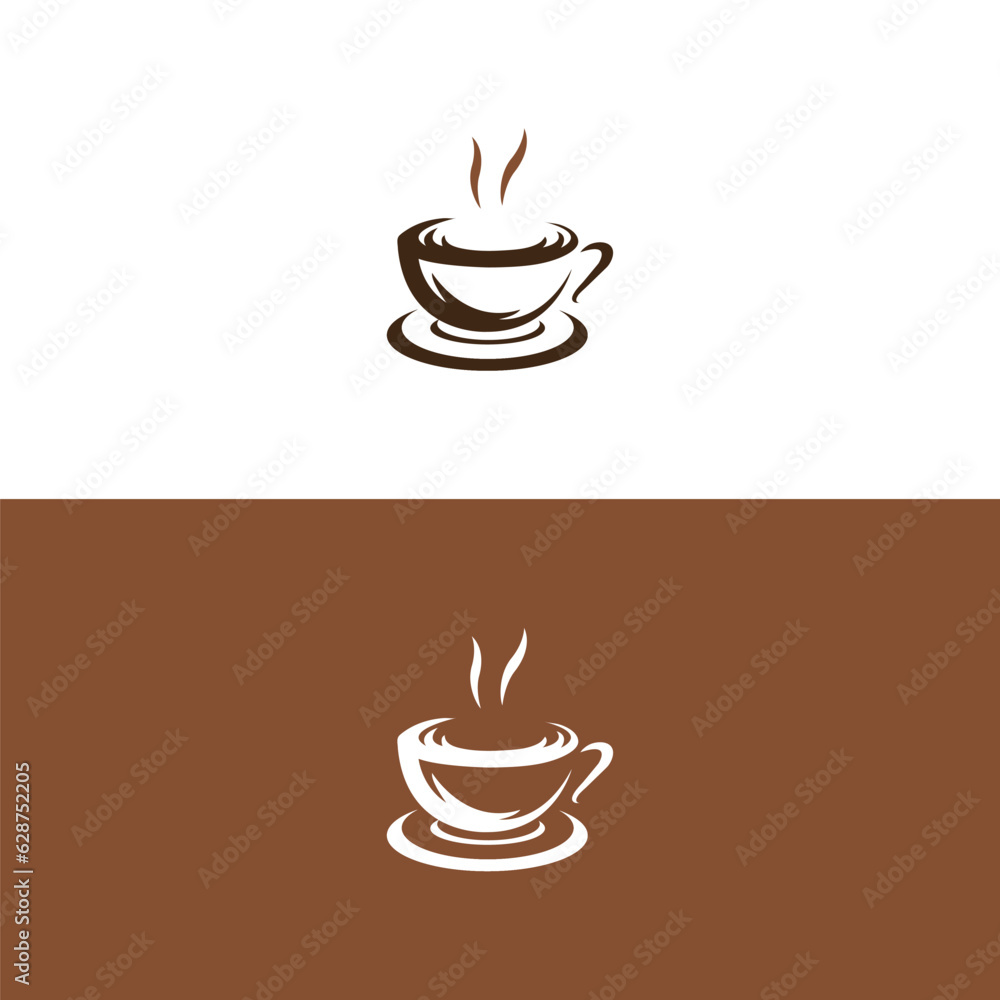 Coffee cup logo - vector illustration,Simple vector coffee icon ...