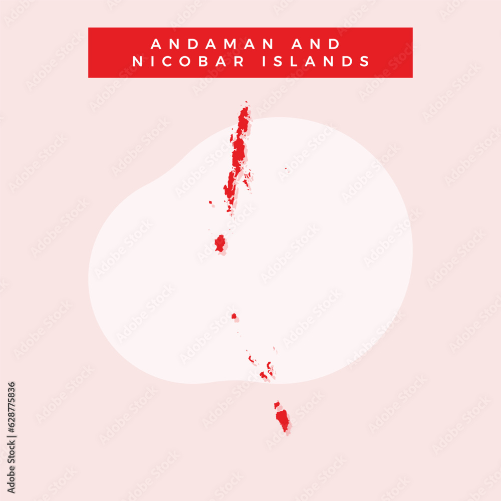 National map of Andaman and Nicobar Islands, Andaman and Nicobar ...