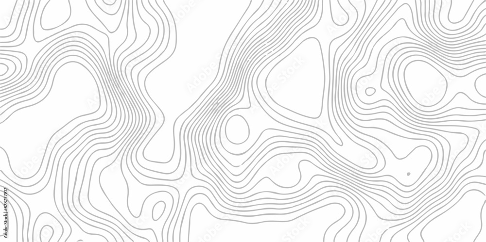 Modern design with White background with topographic wavy pattern ...