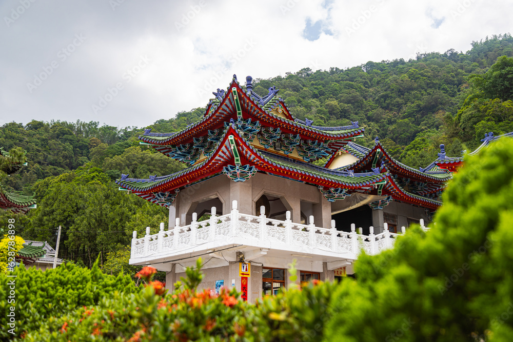 Puli, Taiwan - May 26, 2023: Inside the Baohu Temple of Dimu ...