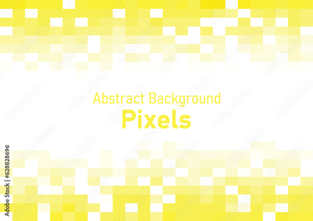 Abstract pixels disintegrate pattern, geometric mosaic background ...