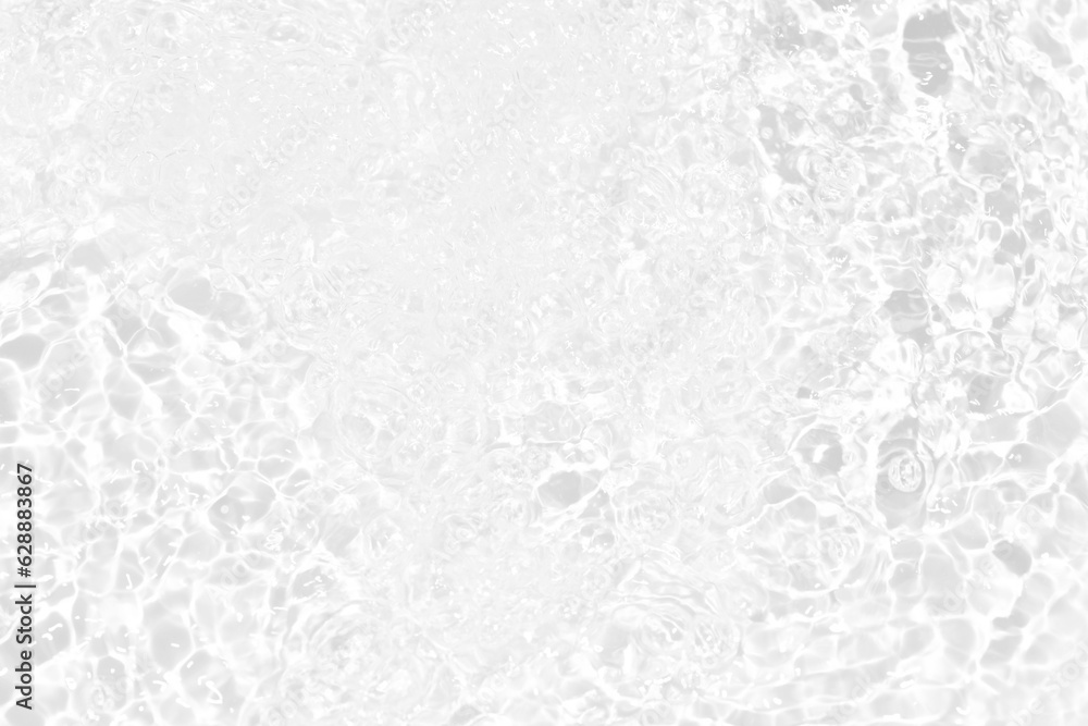 White water with ripples on the surface. Defocus blurred transparent ...