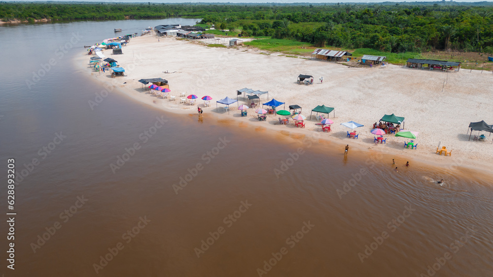 Foto de AMAZON BEACHES OF WHITE SAND, SEASON OF AMAZON BEACHES IN THE ...