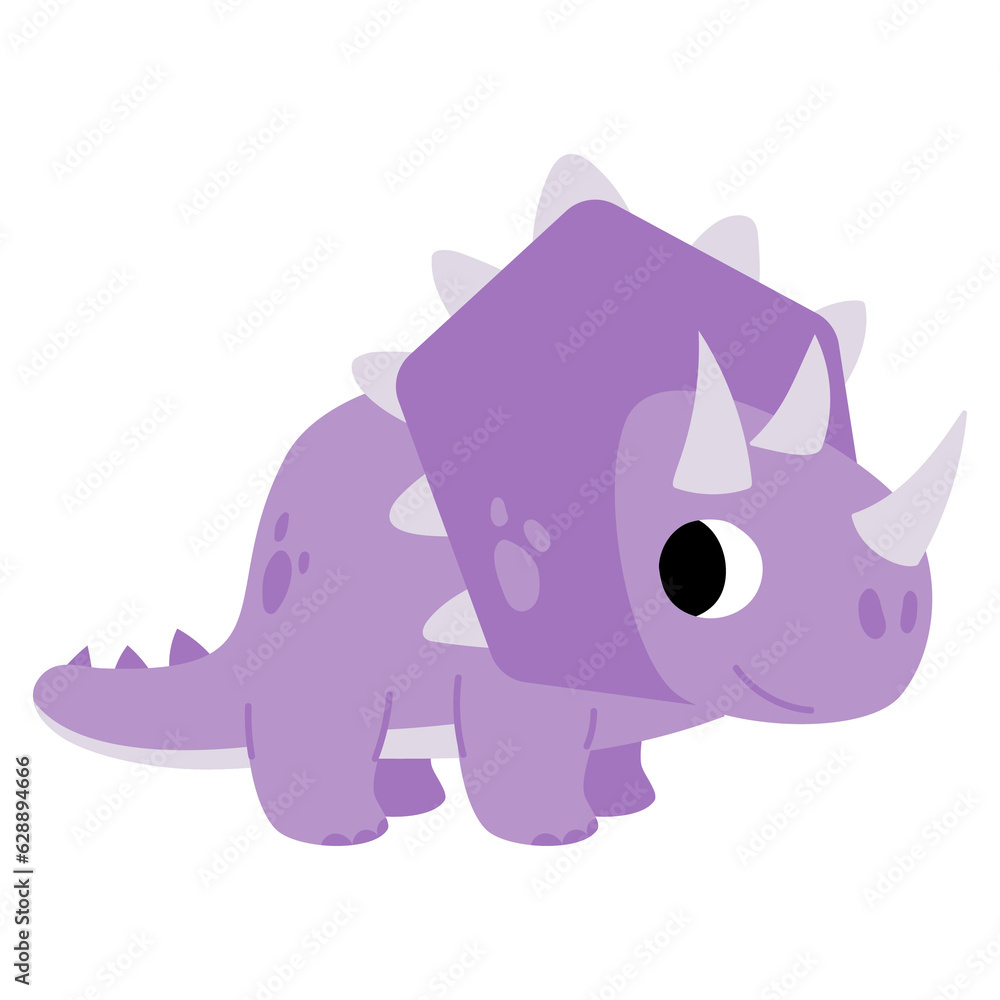 Dinosaur cartoon Clipart, dino cute Stock Illustration | Adobe Stock