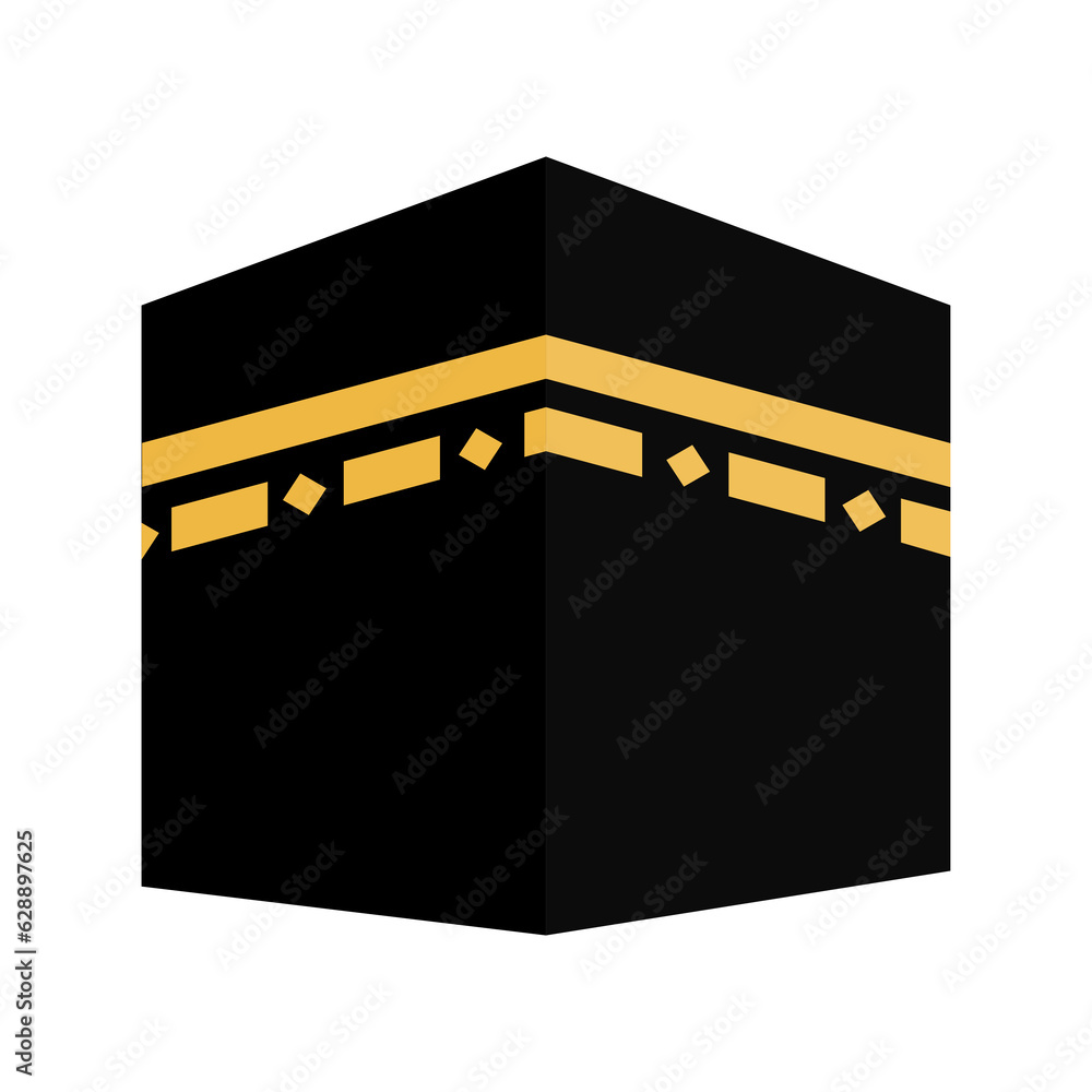 kaaba icon in simple style. makkah holy place icon Stock Vector | Adobe ...