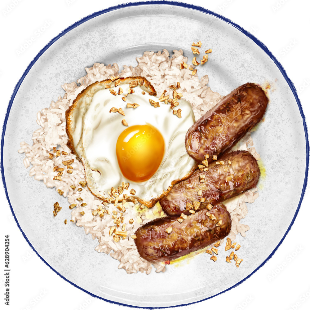 Longganisa Silog - A flavorful Filipino sausage breakfast delight; this ...