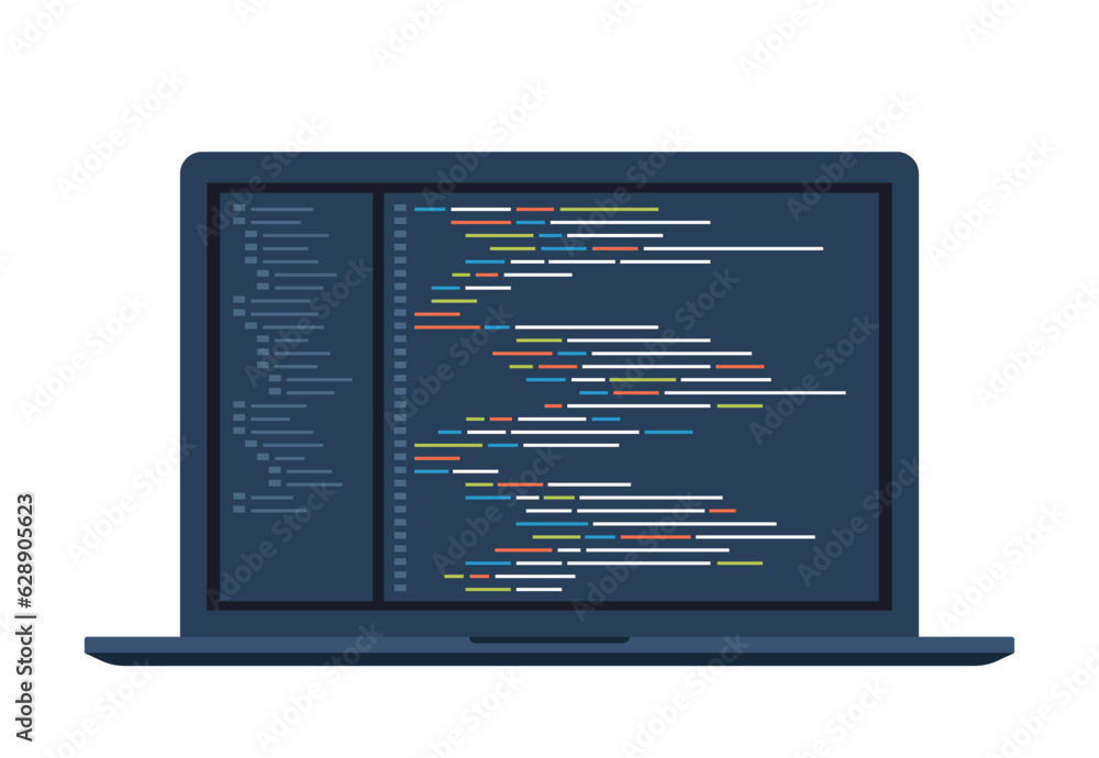 Computer Software Coding Vector Concept Programming Coding Script Java 7204
