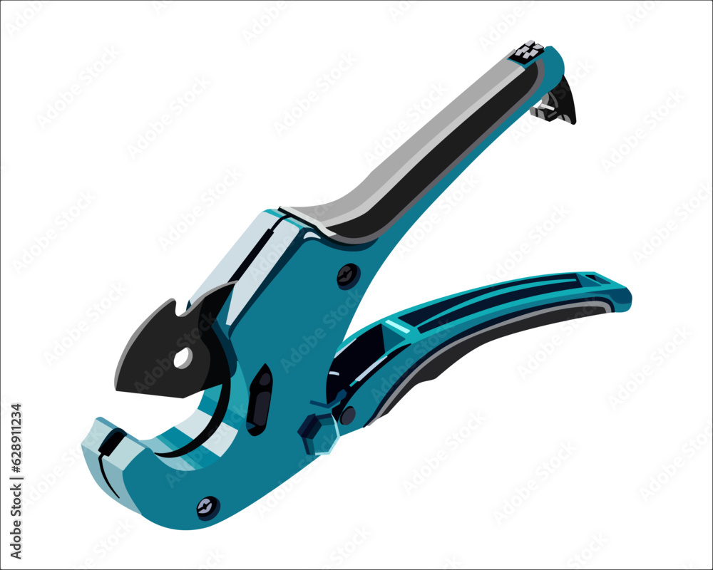 Vector Illustration Multifunction Ratchet type PVC Tube and Plastic ...