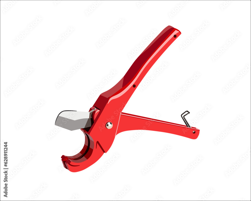 Vector Illustration Multifunction Ratchet type PVC Tube and Plastic ...