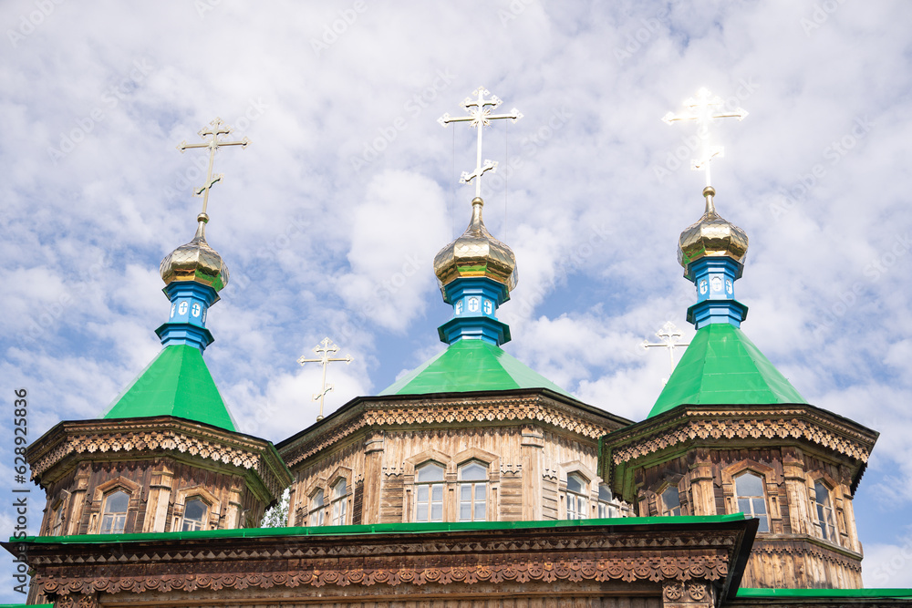Holy Trinity Orthodox Church in Karakol, Kyrgyzstan in Issyk-Kul Region ...